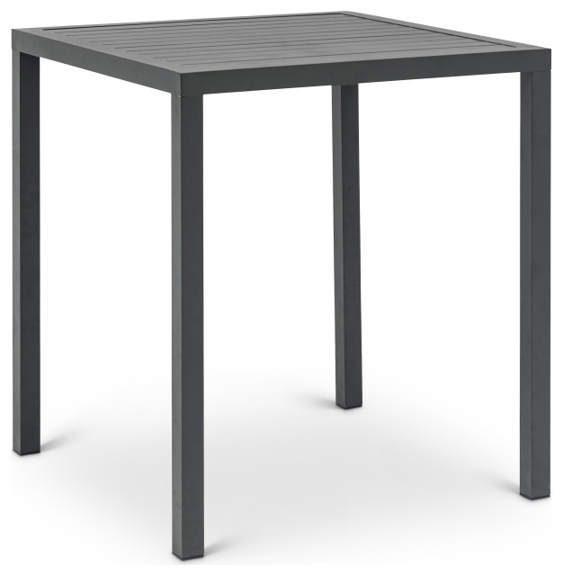 Maldives Outdoor Patio Square Bar Table - Transitional - Outdoor Pub ...