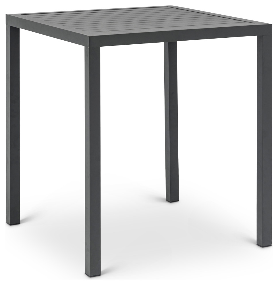 Maldives Outdoor Patio Square Bar Table - Transitional - Outdoor Pub ...