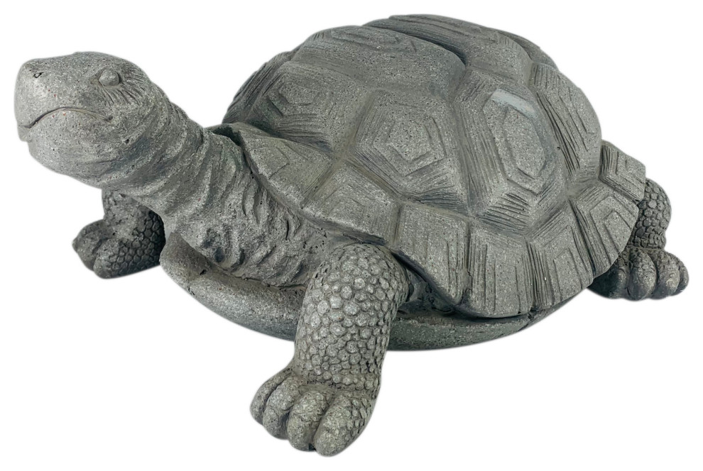 Tortoise Turtle Garden Statue 25" - Beach Style - Garden Statues And ...