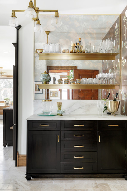 Modern Victorian - Victorian - Home Bar - Minneapolis - by Zimmer ...