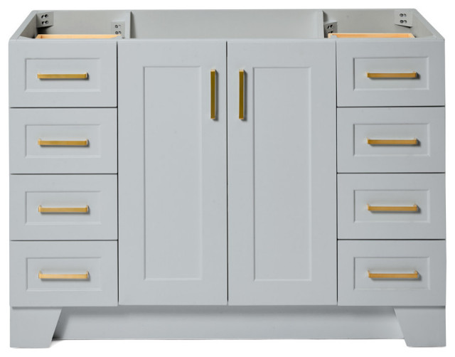 Ariel Taylor 48" Sink Bath Vanity Base - Transitional - Bathroom ...