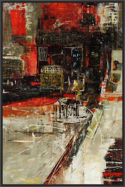 "Forcast VI" Canvas Wall Art - Modern - Fine Art Prints - by JBASS ...