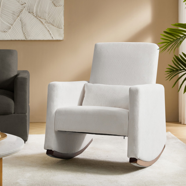 Solid Wood Rocker Chair - Modern - Armchairs And Accent Chairs - by ...