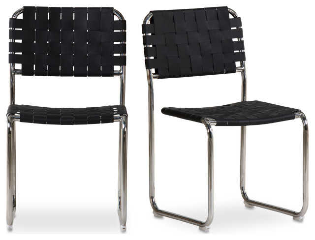 Moma Stainless Steel Dining Chair - Modern - Dining Chairs - by Moe's ...