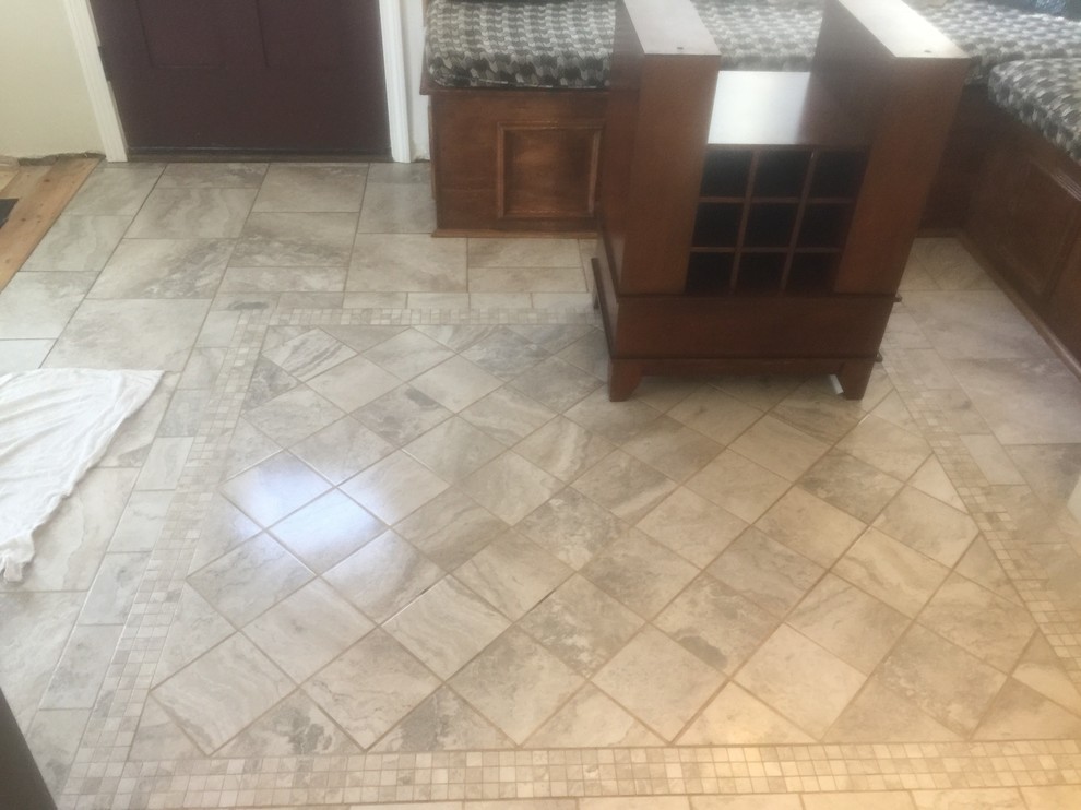 Custom tile patterns.