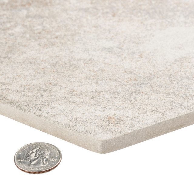 Boston Ferro Hex Bianco Porcelain Floor and Wall Tile - Contemporary ...