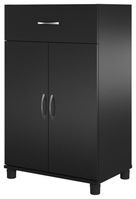 Home Square 2-Piece Set with 18" Wide Cabinet & 24" 2 Door Base Storage ...