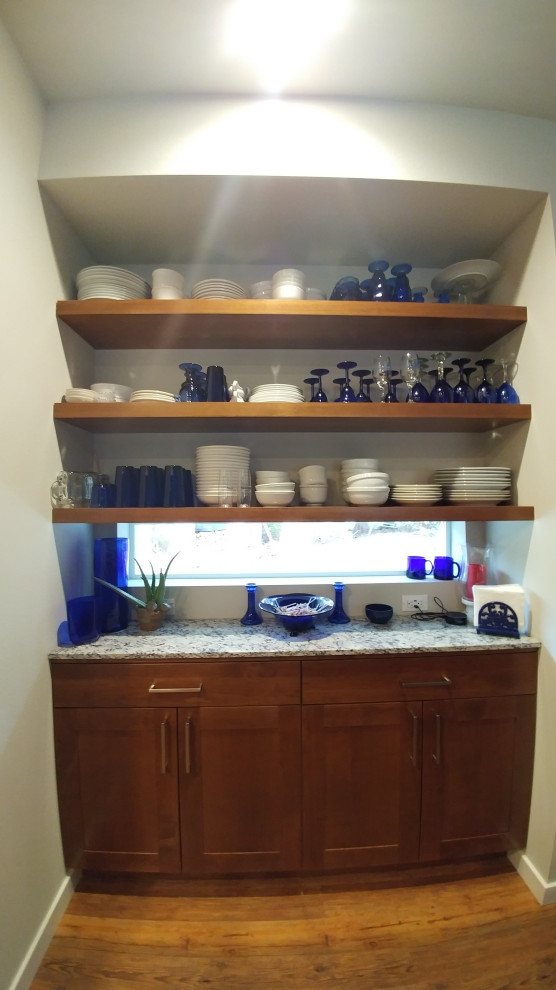 Why I Combined Open Shelves and Cabinets in My Kitchen Remodel