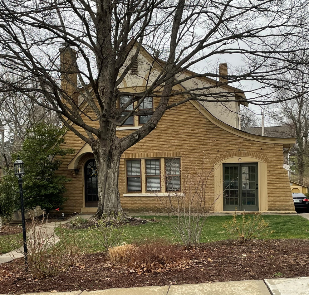 Yellow brick tudor exterior help!