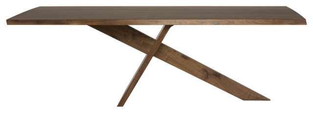 Samurai Walnut Wood Dining Table, HGNE107 - Transitional - Dining ...