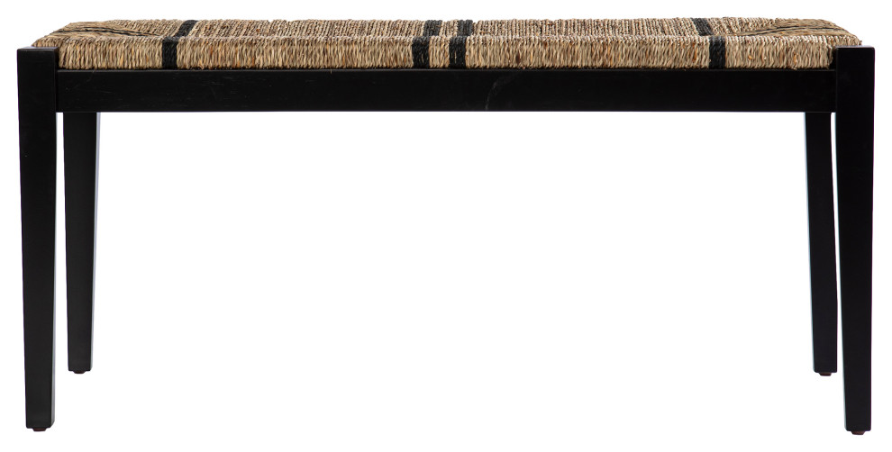 Keynsham Seagrass Bench - Beach Style - Accent And Storage Benches - by ...