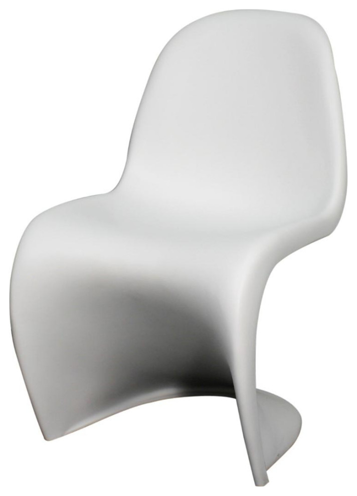 Palila Molded Pp Chair, White (Set Of 4) - Contemporary - Dining Chairs ...