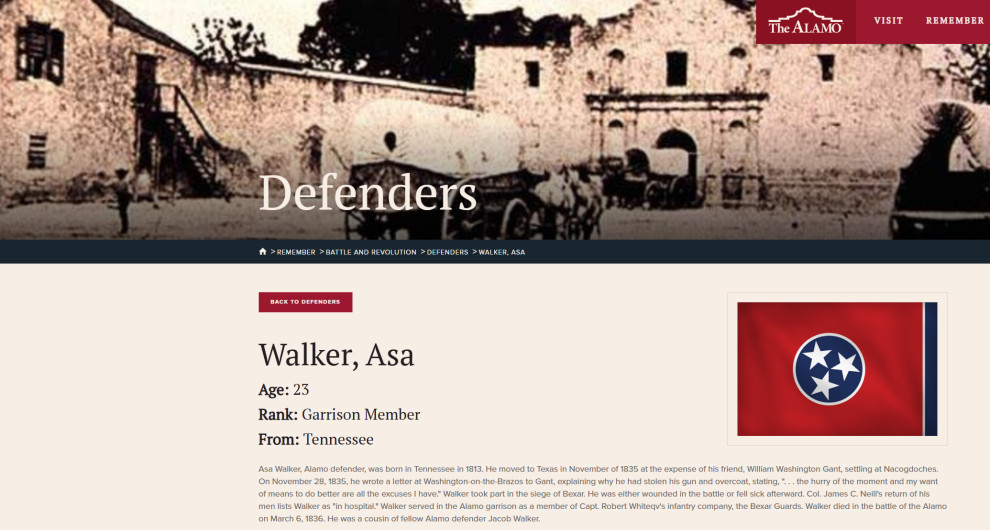 Walker Family History
