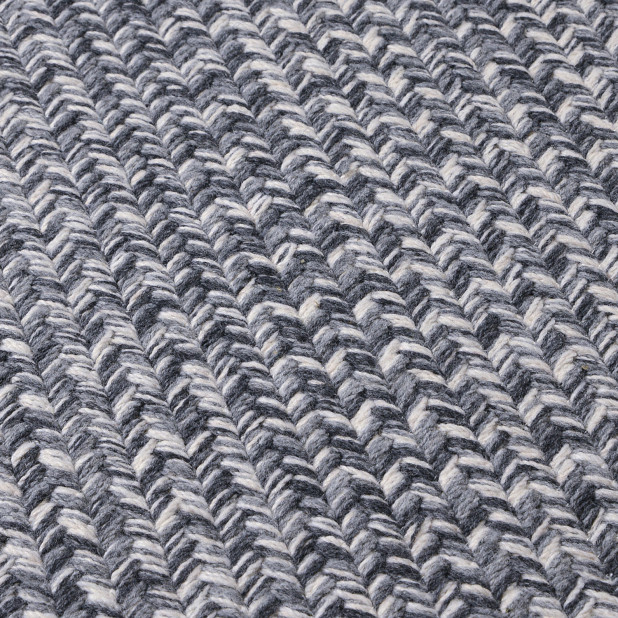 Hayley Tweed Gray 2x7, Runner Rectangle Rug, Braided - Contemporary ...