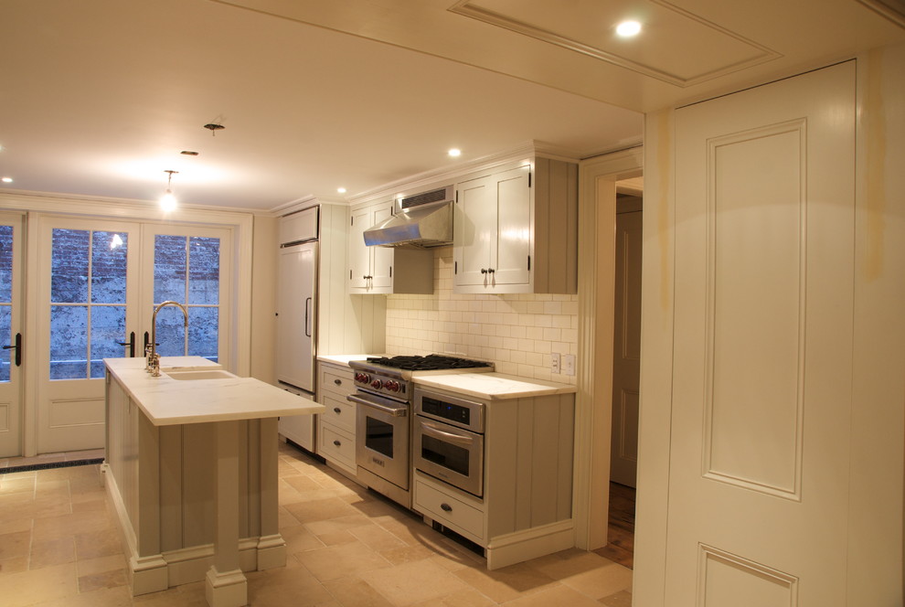 Italianate Townhouse - Kitchen - New York - by Linda Yowell Architects ...