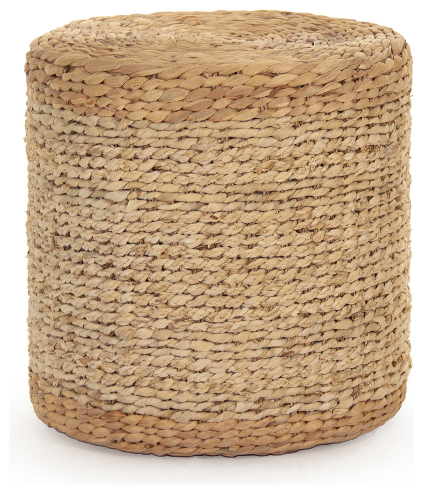 Woven Cylinder Stool - Beach Style - Accent And Garden Stools - by ...
