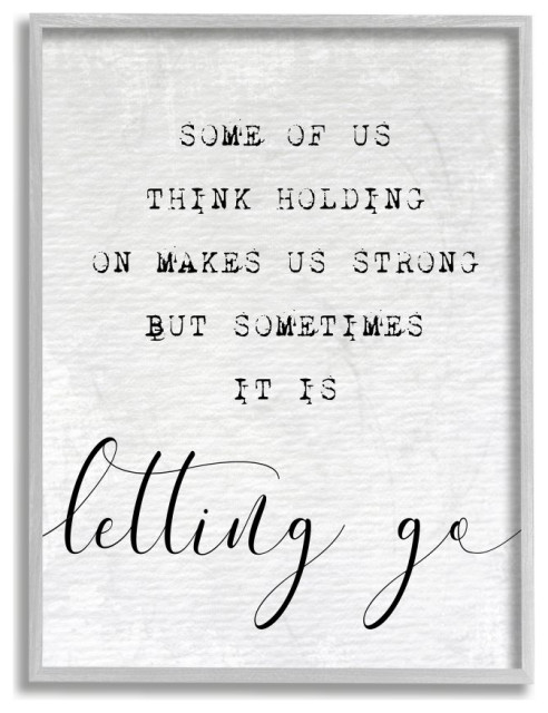 Letting Go Family Inspirational Word Paper Design, 16"x20", 16x20 ...