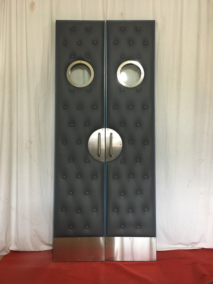 Home Theater Door With Easy View System - Contemporary - Home Theater ...