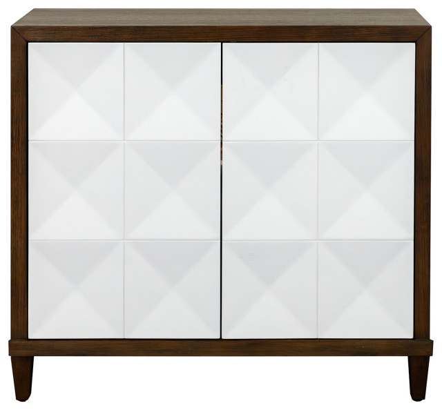 Modern Wood 40" Console With With doors, TV Stand, Fully Assembled ...