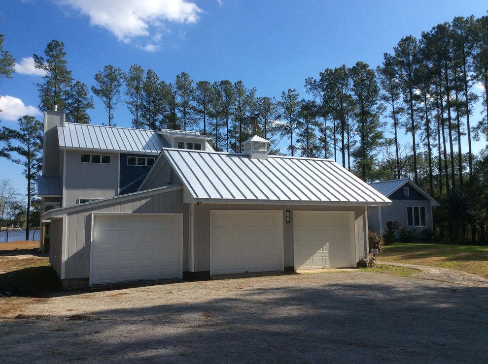 Modern Riverside Addition - Beach Style - Garage - Other - by Coastal ...