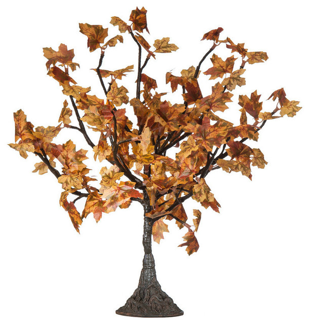 LED Yellow Multi Color Maple Tree - Contemporary - Artificial Plants ...