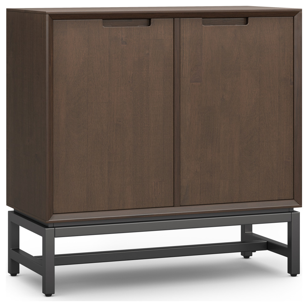 Banting Solid Hardwood Low Storage Cabinet - Industrial - Storage ...