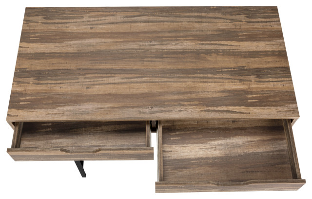 Computer Desk, Home Office, Laptop, Storage Drawers, 48"L, Work, Metal ...