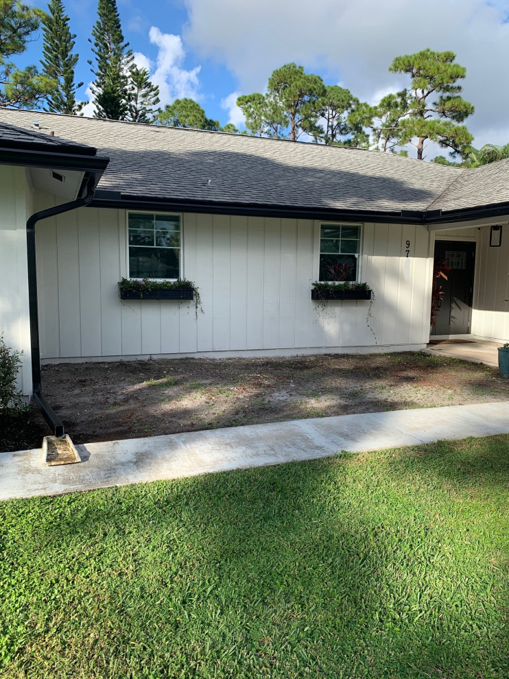 I'm stuck, need help landscaping a large front square area! | Houzz Forum