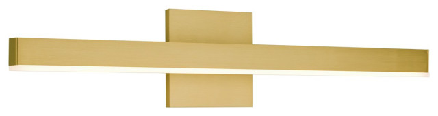 Kuzco - VL10323-BG - Vega 23-in Brushed Gold LED Vanity - Modern - Bathroom Vanity Lighting - by ...