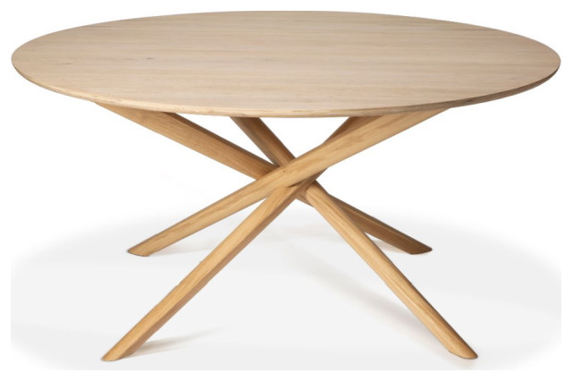 Round Dining Table | OROA Mikado - Midcentury - Dining Tables - by OROA - Distinctive Furniture ...
