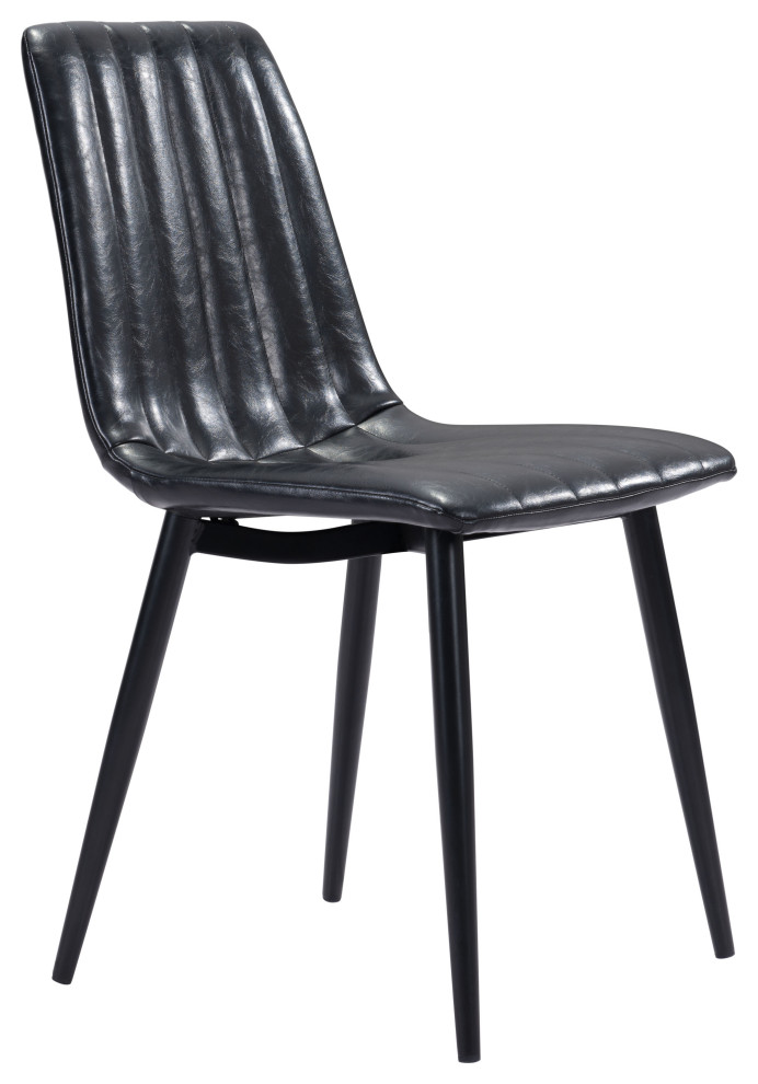 Dolce Dining Chair (Set of 2) Vintage Black - Midcentury - Dining ...