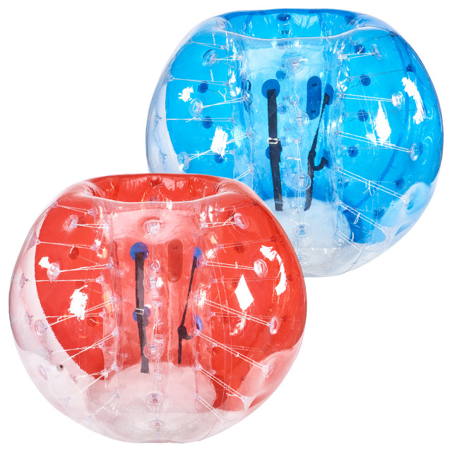 VEVOR Inflatable Bumper Balls 2-Pack 5FT/1.5M Sumo Zorb Balls for Teens ...