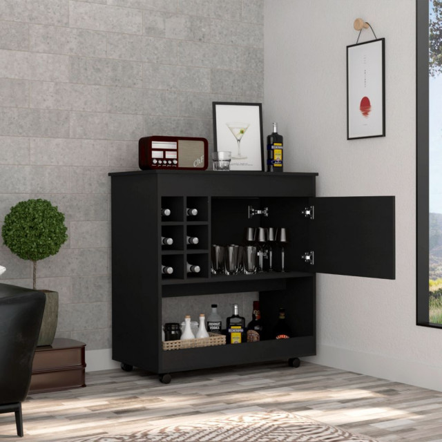 Lotus Bar Cart - Transitional - Bar Carts - by DEPOT ESHOP LLC | Houzz