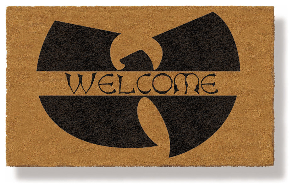 Welcome Mat, ''A Wu Tang Welcome'' - Contemporary - Doormats - by Bison ...
