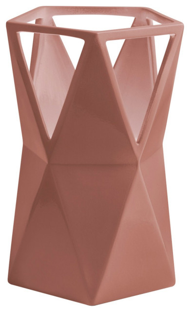 Totem LED Portable Lamp CER-2430-BSH-LED1-700, Gloss Blush ...