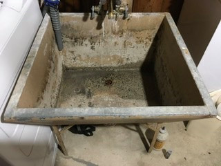 Cement Utility sink House built in 1956 | Houzz Forum