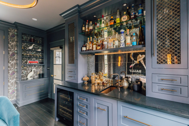 Speakeasy/Bar - Eclectic - Home Bar - New York - by Vik + Roma | Houzz UK