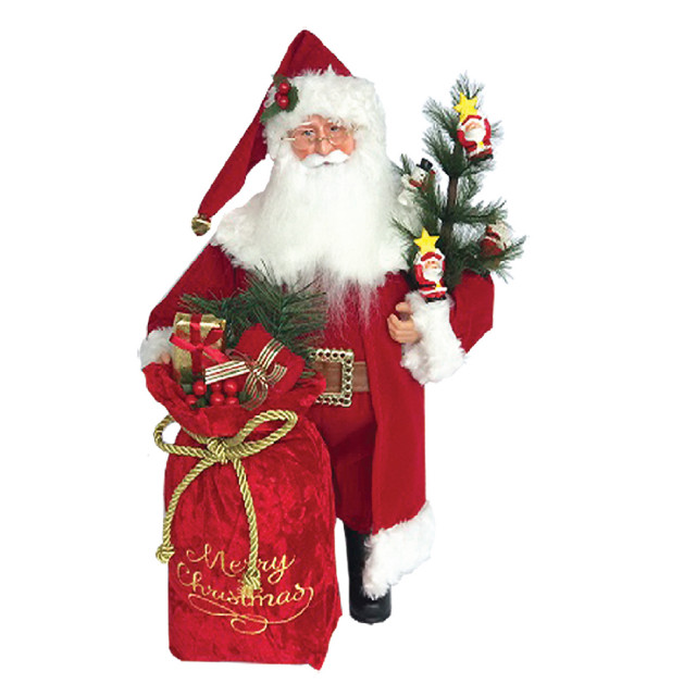 15" Santa Delivery - Holiday Accents And Figurines - by Santa's ...