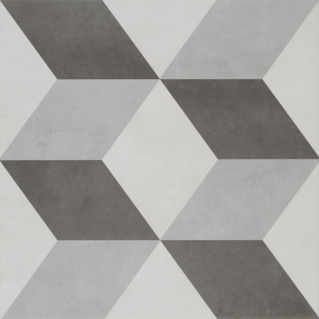 3D Cube illusion floor tile - Modern - Wall & Floor Tiles - north west ...