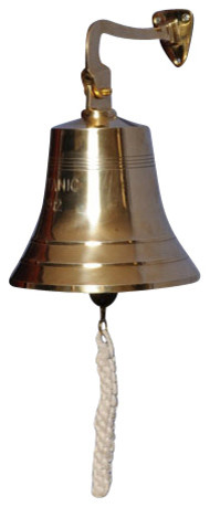 Titanic Ship Bell, 6", 8" - Beach Style - Decorative Objects And ...