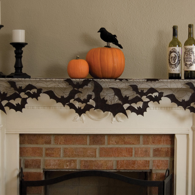 Going Batty 60x20 4-Way, Black - Holiday Accents And Figurines - by ...
