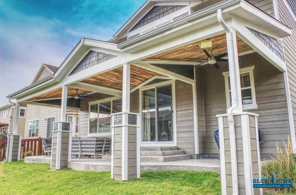 Solid Large Patio Cover - Porch - Denver - by Blue Pine Construction ...