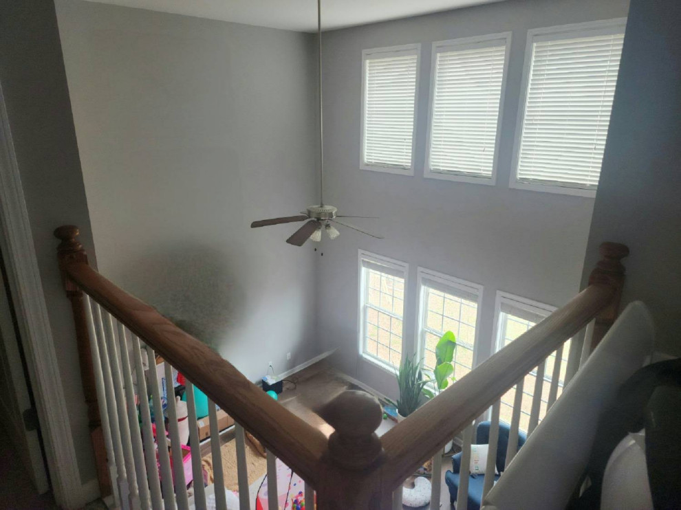 Floor over remodel - convert a two story family room into one story