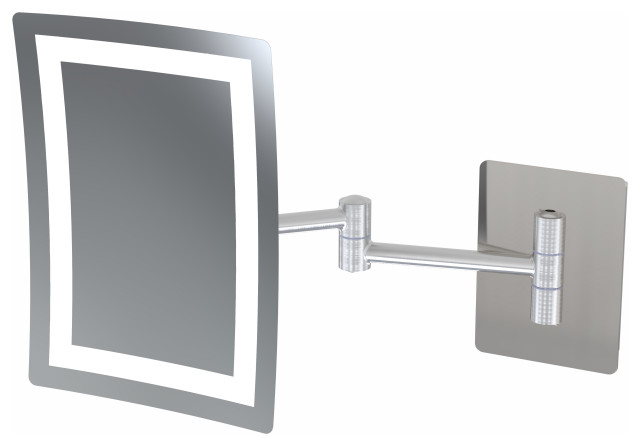 Single Sided 3500K and 5500K Switchable LED Rectangular Wall Mirror ...