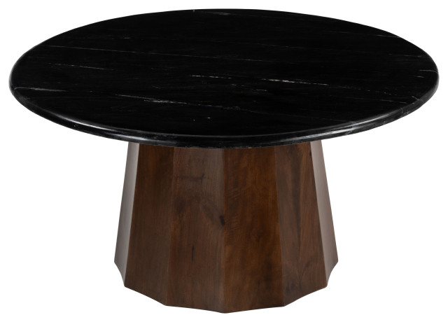 Aipe Coffee Table Black & Brown - Transitional - Coffee Tables - by ...