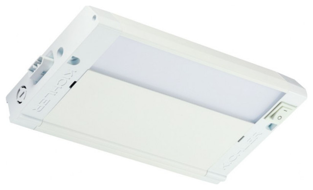 LED Under Cabinet Utilitarian 1"Tx4.5"W, Textured White - Traditional ...