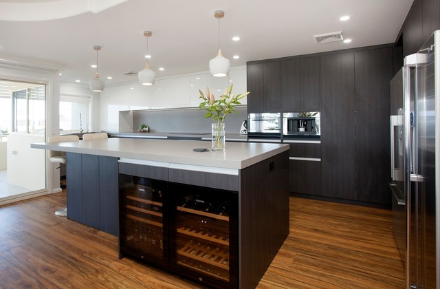 Caesarstone Sleek Concrete - Modern - Kitchen - Sydney - by Edstein ...