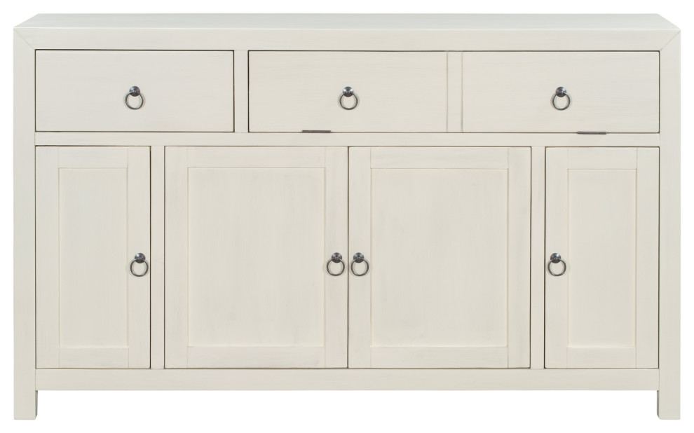 60-inch Wood Sideboard with Drawers and Shelves, 60'' X 36 ...