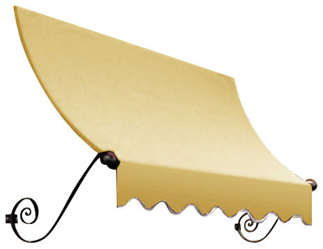 Awntech 5' Charleston Acrylic Fabric Fixed Awning, 56" x 36 ...