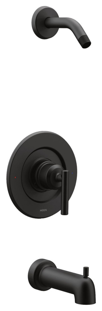 Moen Posi-Temp(R Tub/Shower Matte Black, T2903NHBL - Transitional - Showerheads And Body Sprays ...